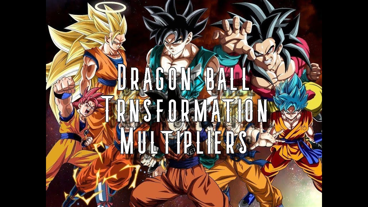 Dragon Ball I Transformation Multipliers - YouTube