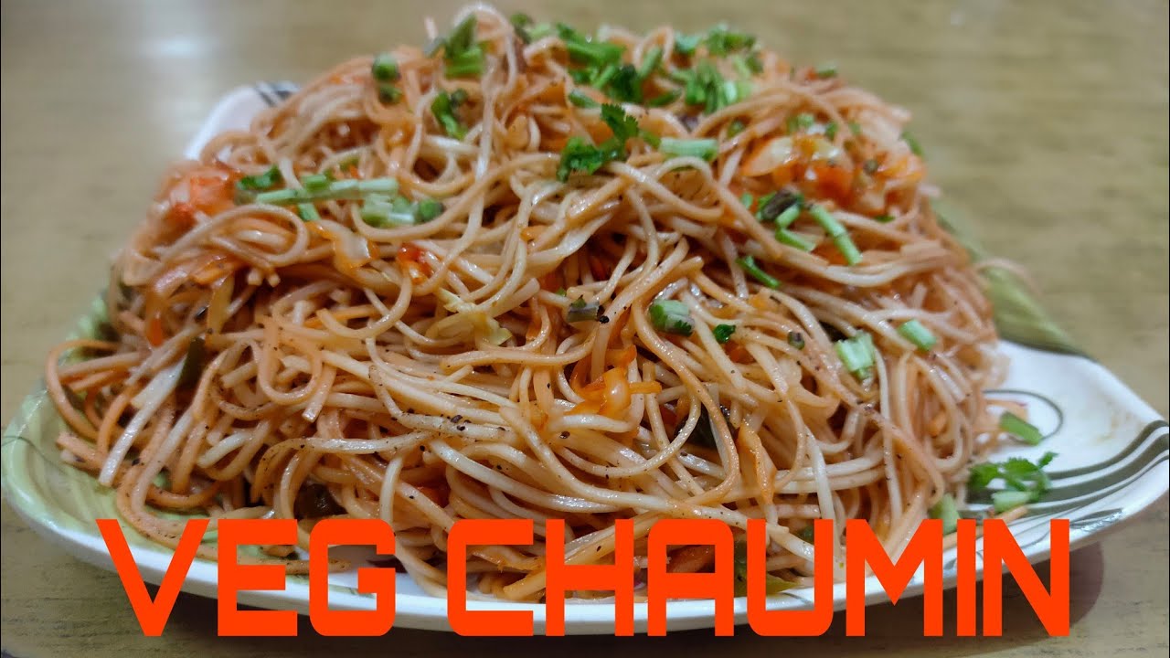 How To Make Veg chaumin.Veg Chaumin . Shreeomm's A1food - YouTube