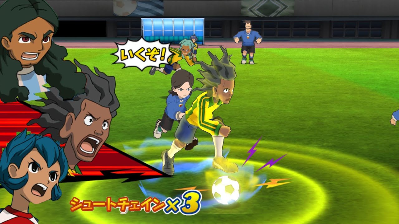 Inazuma Eleven GO Strikers 2013 Xtreme Brazil Vs Italy Wii (Dolphin ...