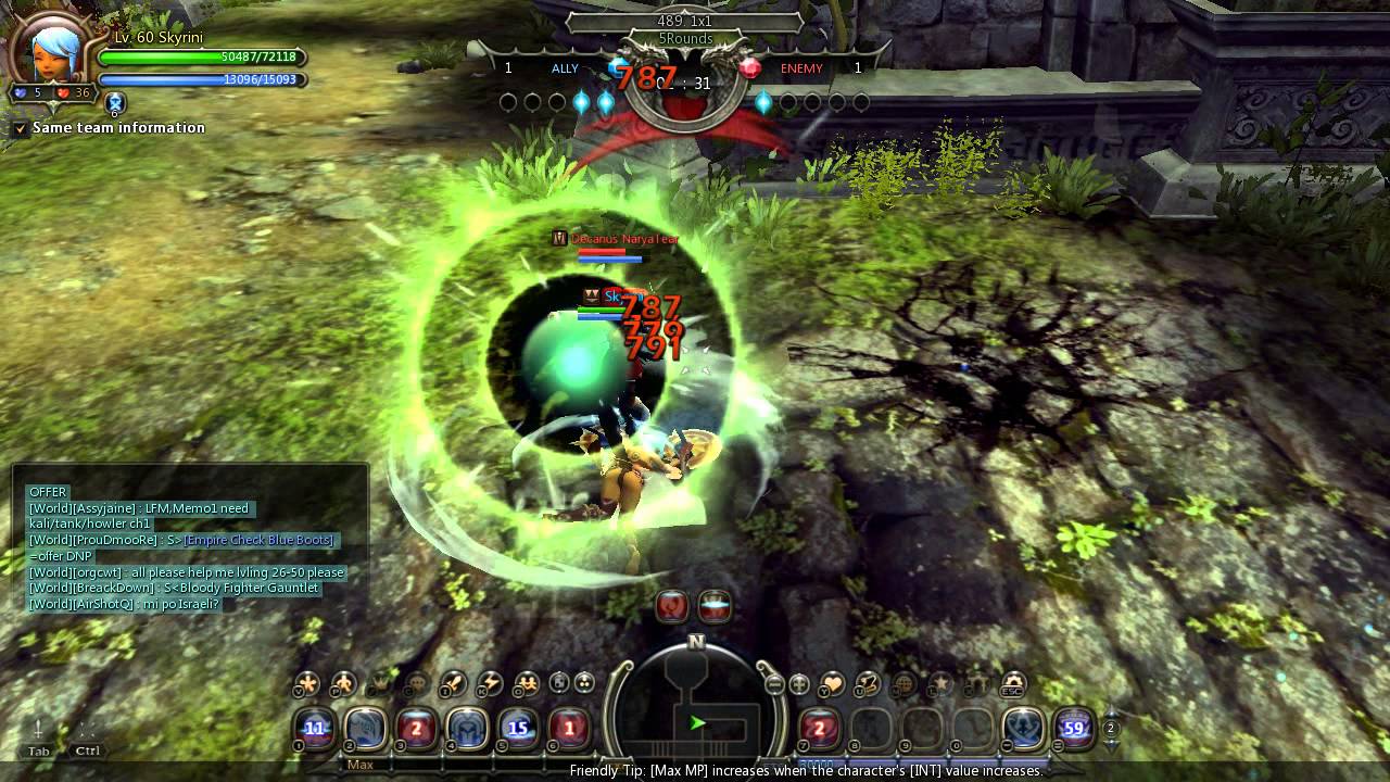 Dragon Nest PvP. Spirit Dancer vs Windwalker - YouTube