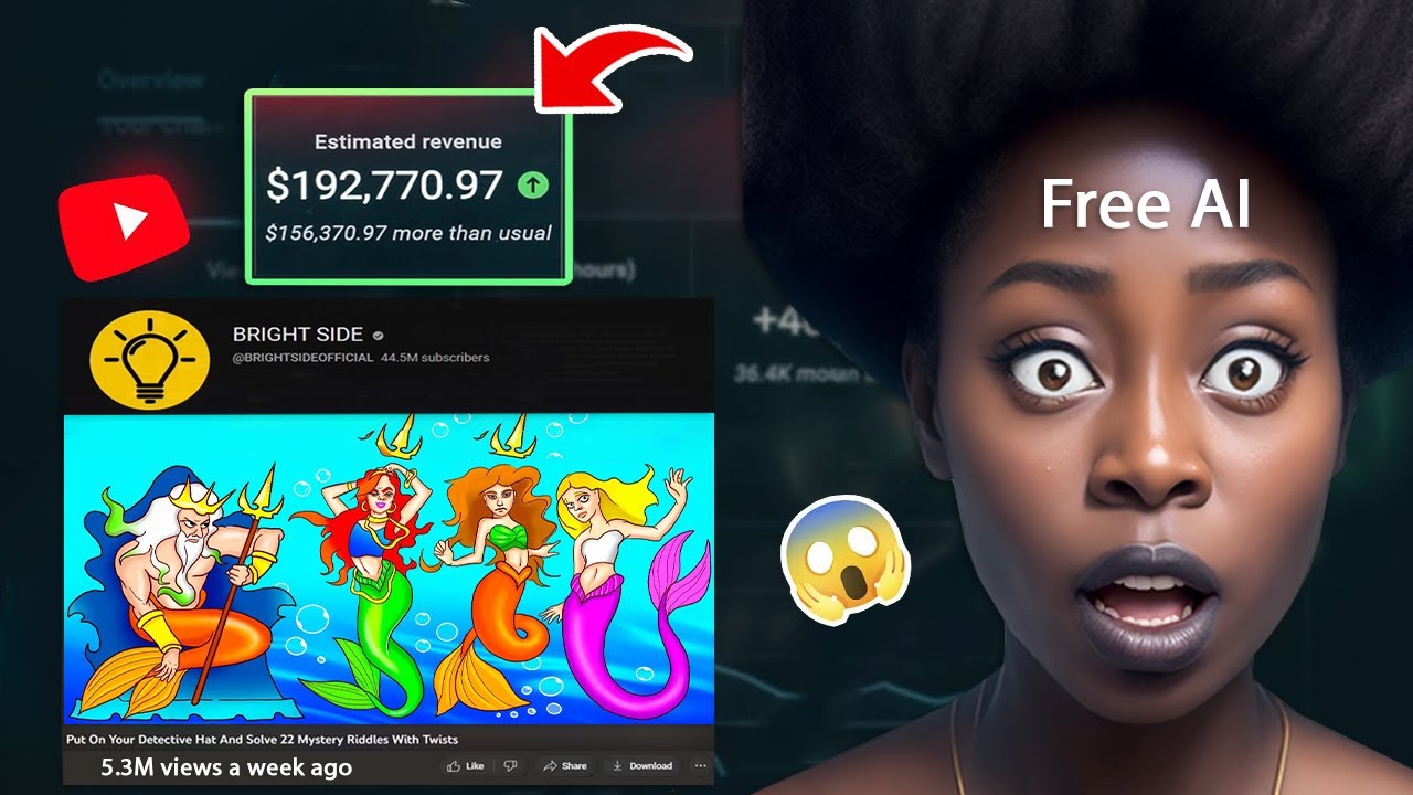 How To Build a Faceless YouTube Channel Using Free AI Technology | 5 Million Views! - YouTube