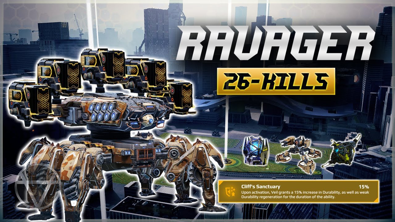 [WR] 🔥 5x UE Tulumbas RAVAGER (26 Kills) – Mk3 Gameplay | War Robots - YouTube