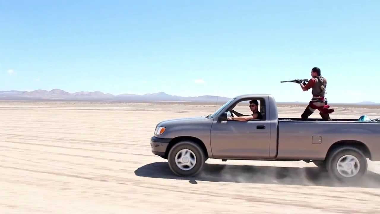 Shooting guns from cars - YouTube