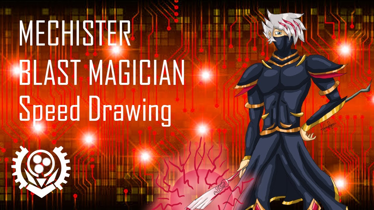 Mechister blast magician (Speed Drawing) - YouTube