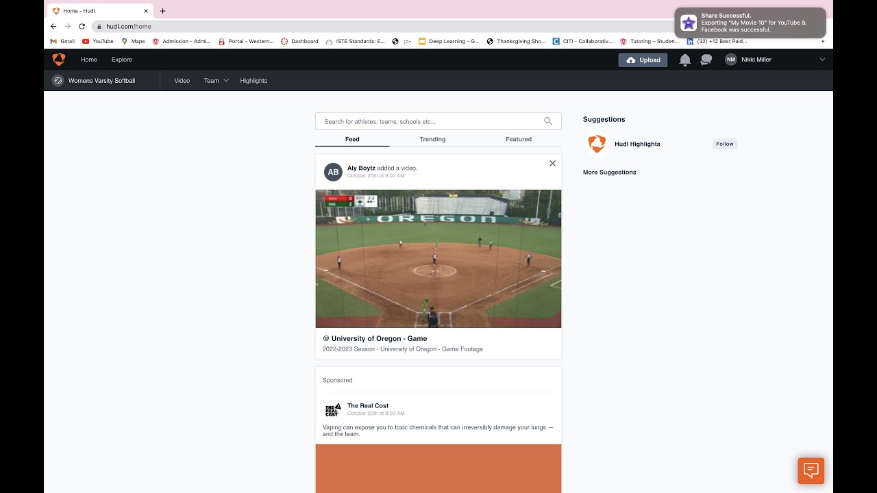 Hudl upload tutorial! - YouTube