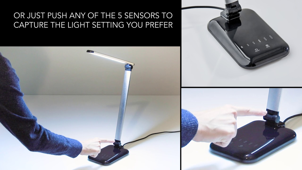 Simplee Adesso LED Mutli-Function Desk Lamp - YouTube