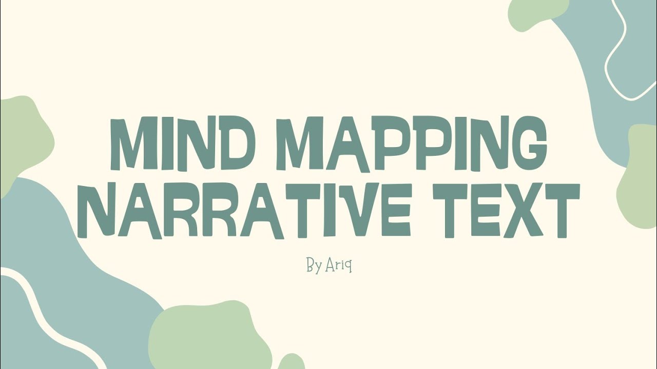Mind Map Narrative Text Class X-9 - YouTube