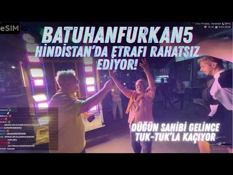 BATUHANFURKAN5 | HİNDİSTAN YAYINI - SES SİSTEMİ BULUNCA İŞGAL EDİYOR. DÜĞÜN SAHİBİNİ GÖRÜNCE KAÇIYOR