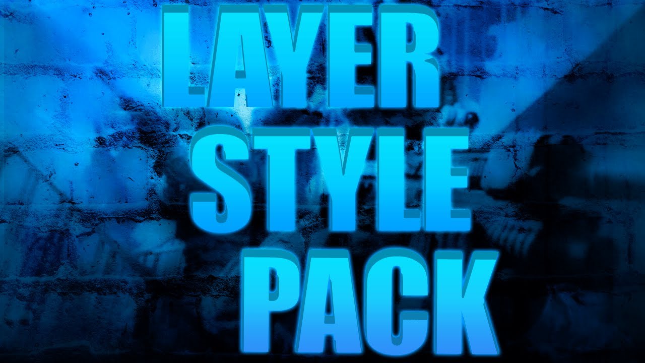 Layer style pack | Free - YouTube