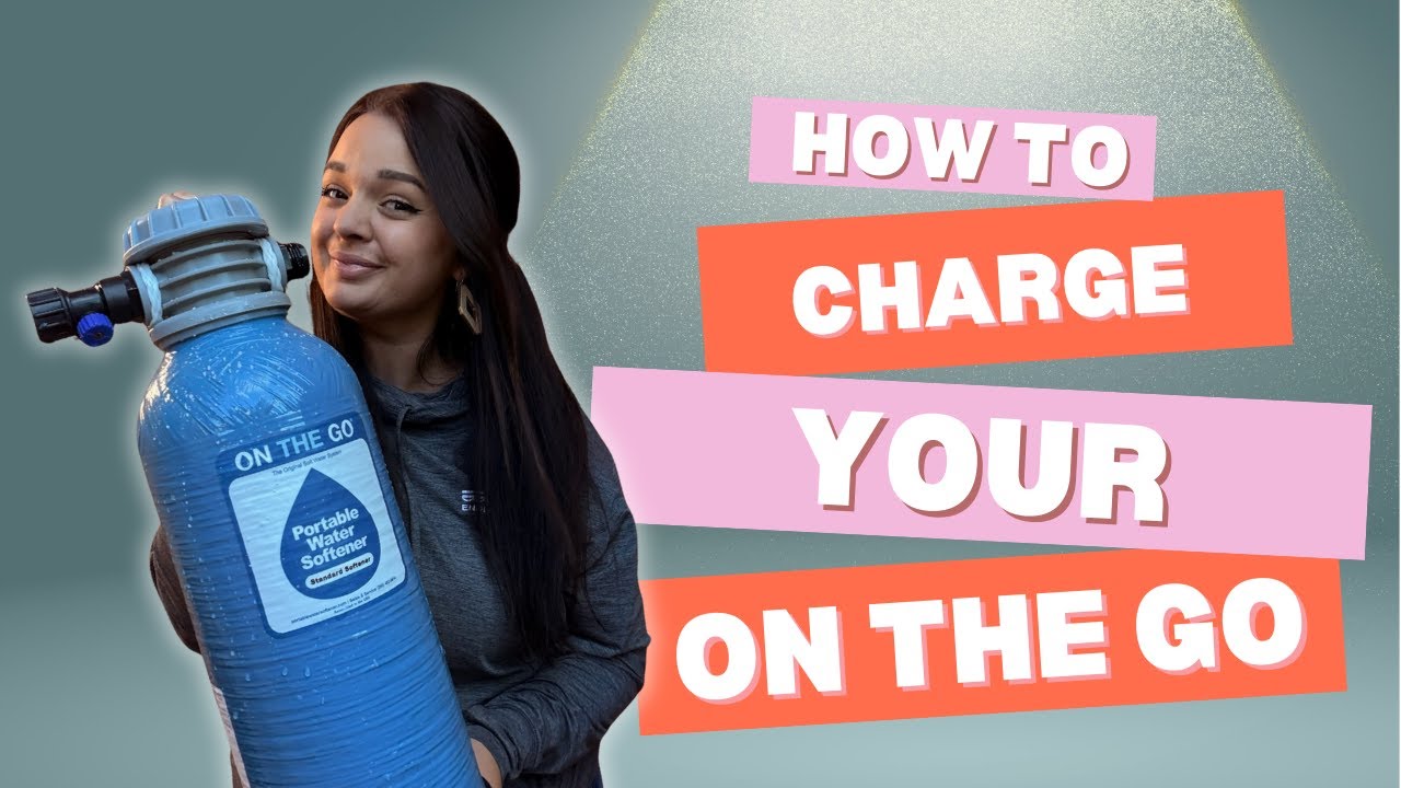 How to Charge an On The Go Portable Water Softener - YouTube
