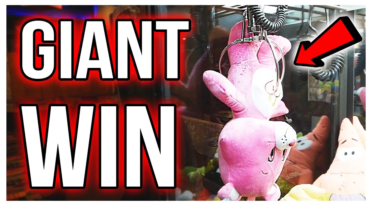 DID I SERIOUSLY WIN THIS PRIZE? || Giant Claw Machine Win - YouTube