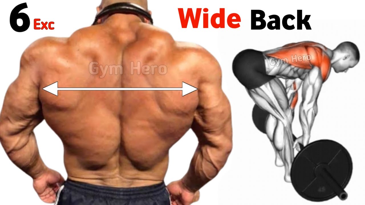 How To Build Back Fast 6 Back Exercises - YouTube