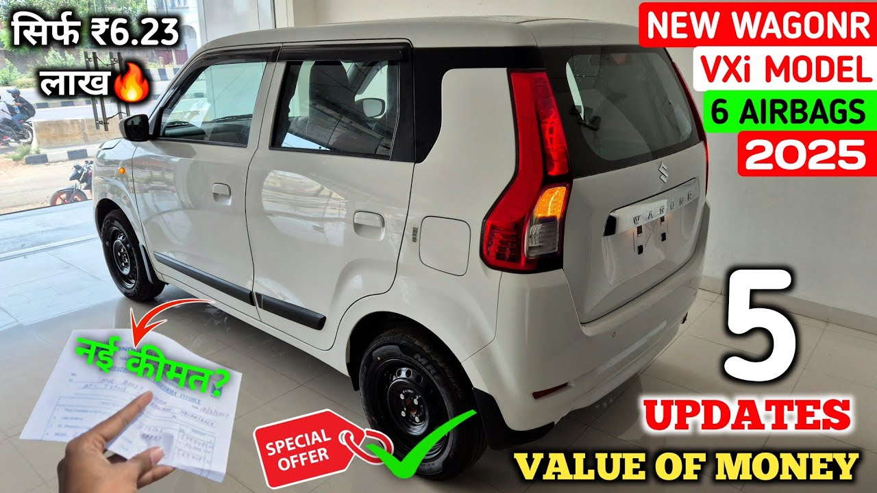 Updated ️ Maruti Wagonr 6 Airbags 2025 | Wagon r 2025 New Model ...