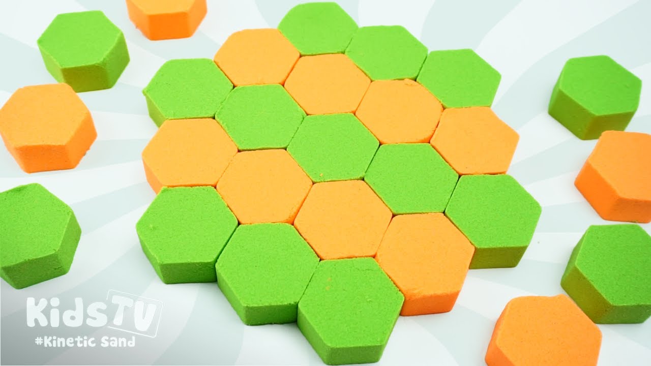 DIY How To Make Kinetic Sand Soccer Balls - Colors Learning Kinetic ...