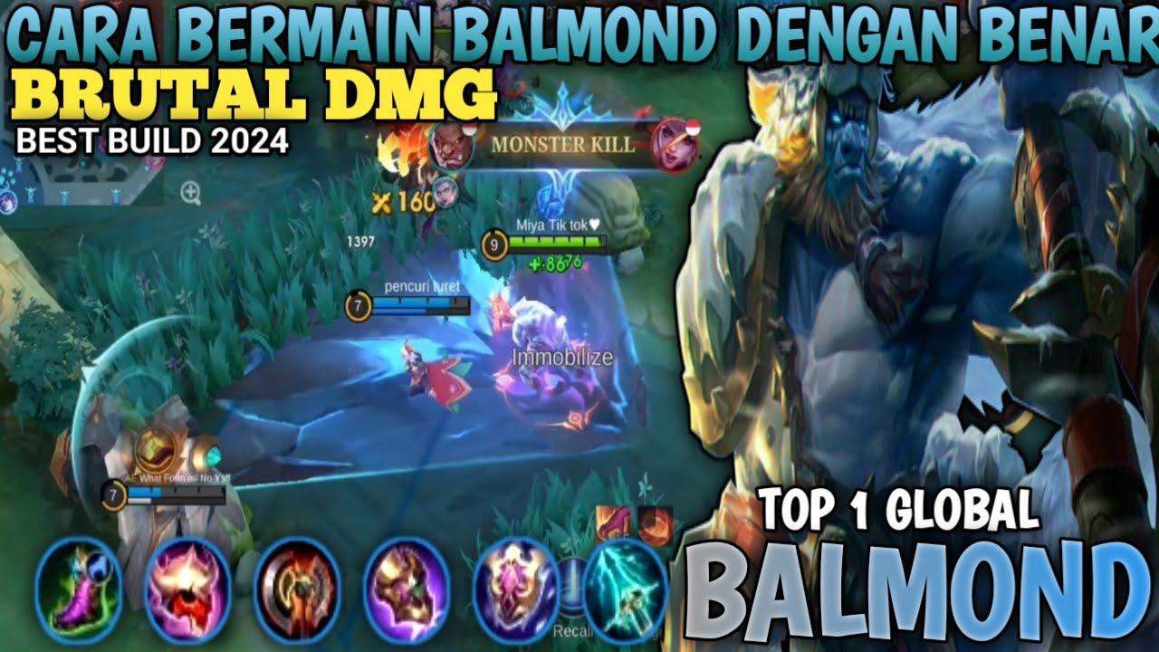 BALMOND JUNGLER DI BUFF NEW PATCH MAKIN SAKIT DAN TEBAL,TOP 1 GLOBAL ...