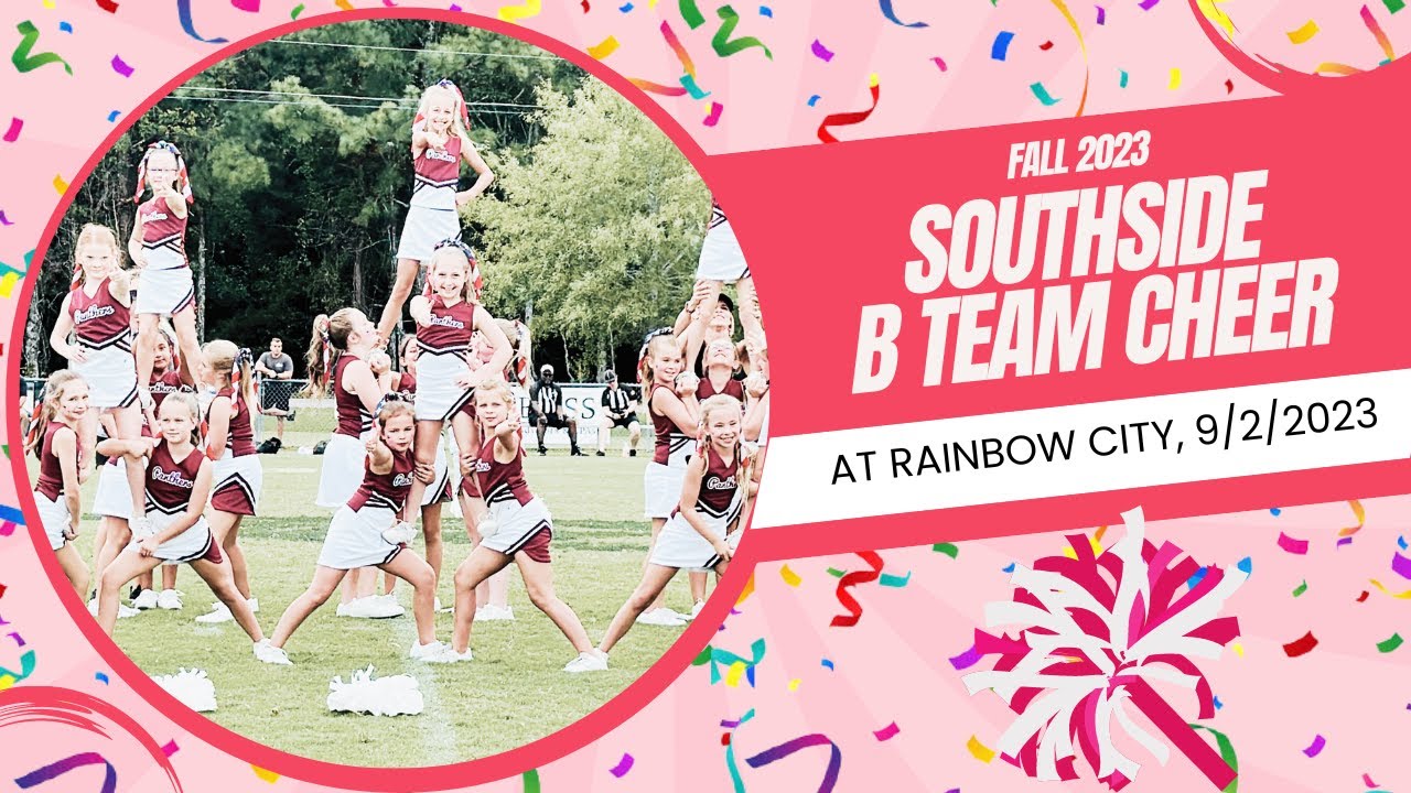 Southside B Team Cheer at Rainbow City, 9/2/2023 - YouTube