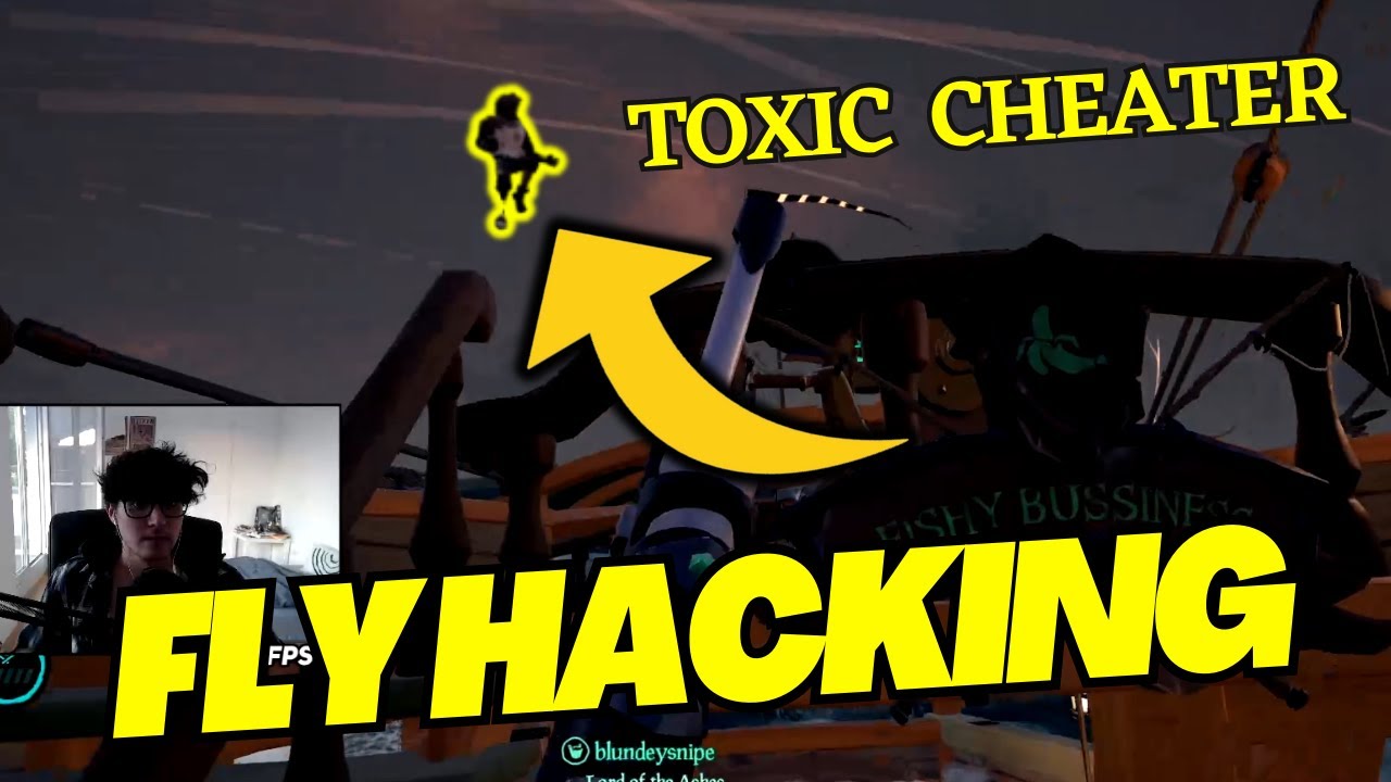 SINKING TOXIC CHEATER CREW - Sea of Thieves - YouTube