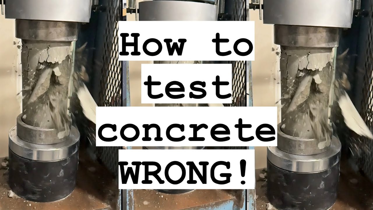 How to test concrete, the wrong way… - YouTube