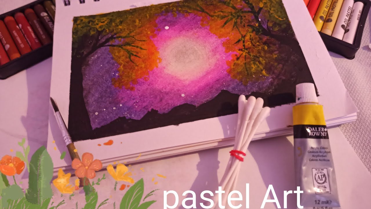 Oil pastels very creative art medium. - YouTube