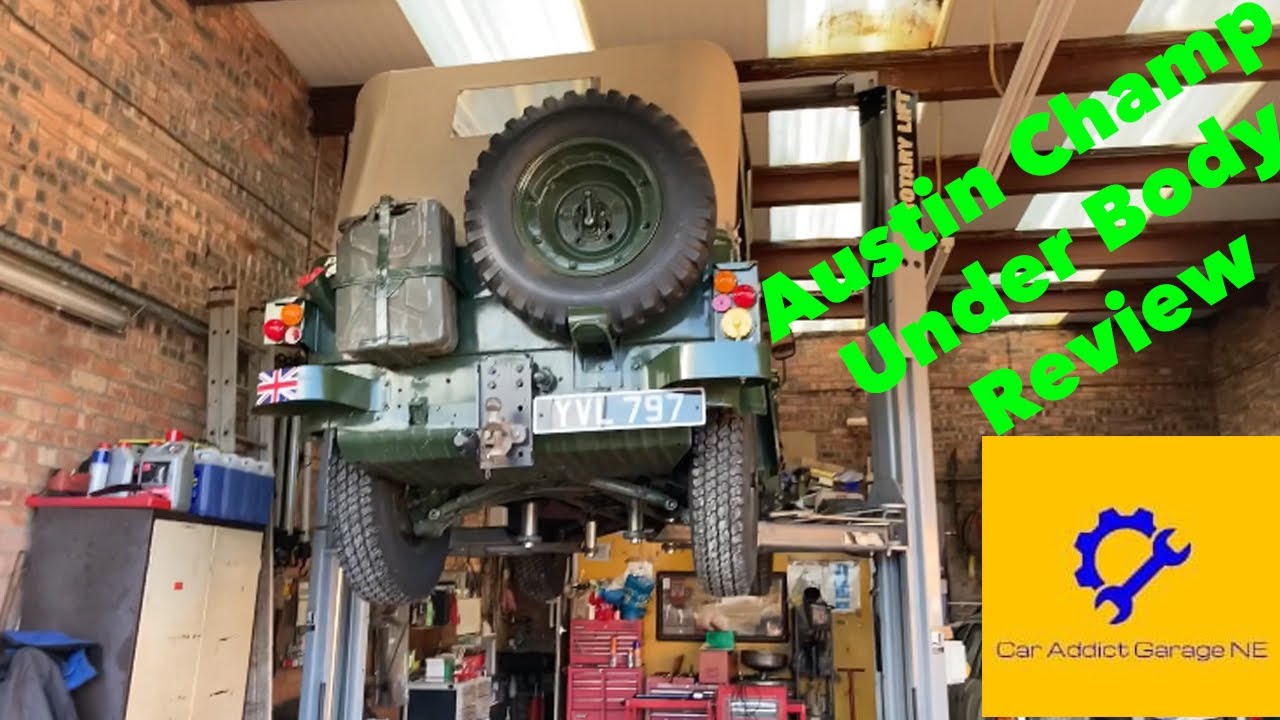 Austin Champ Under Body Review | 1952 | Rolls Royce Designed Engine ...