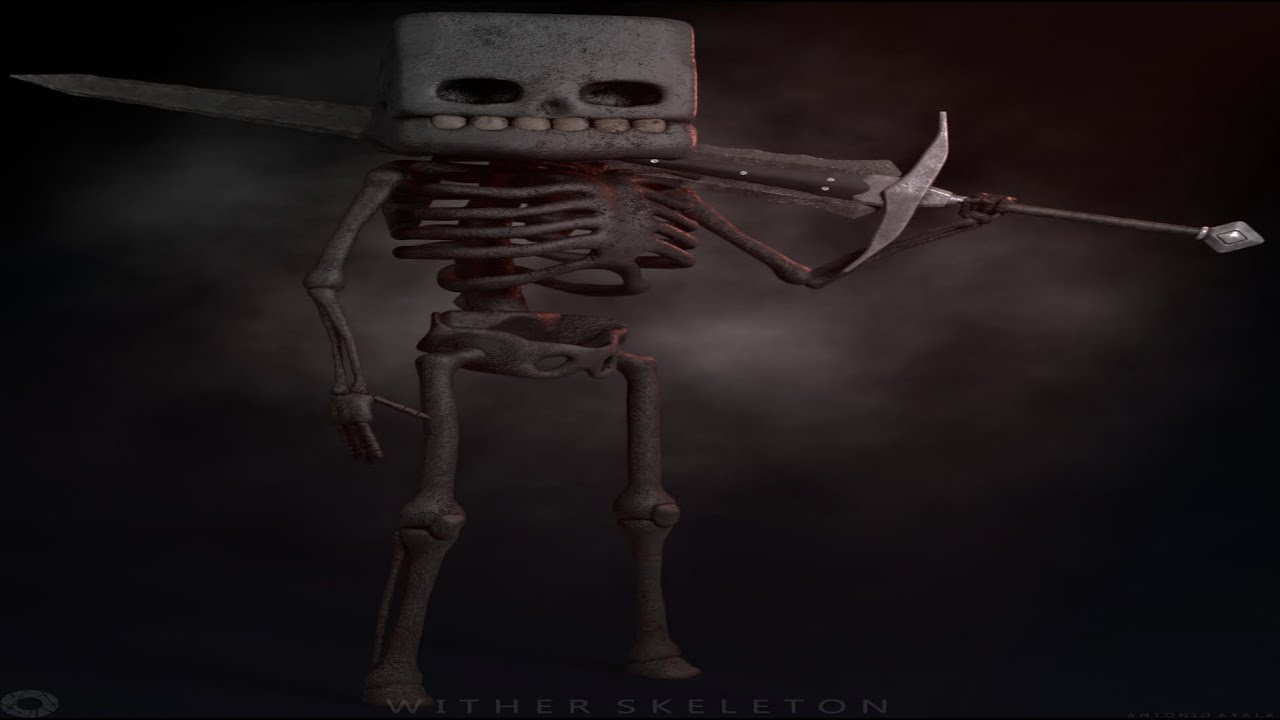 wither skelton in real life - YouTube