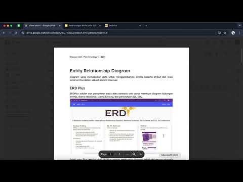 Tutorial Pembuatan ERD Menggunakan ERDPlus - YouTube