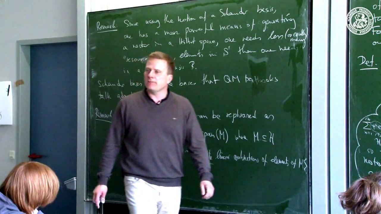 Separable Hilbert spaces - L03 - Frederic Schuller - YouTube