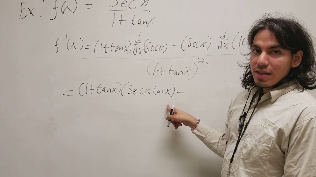Calculus Lesson 16: More Trig Derivatives - YouTube