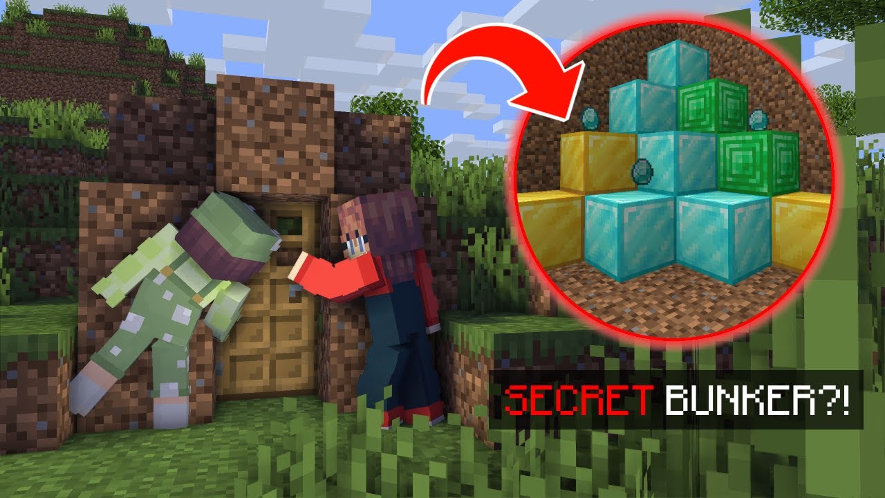 We found a Millionaires SECRET BUNKER in Minecraft! - YouTube