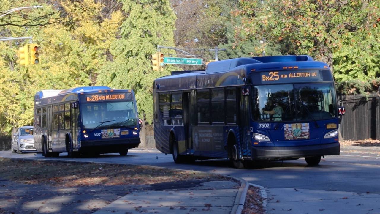 NYCT Bus: 2018 New Flyer XD40 #7502 on the Bx25 / 2019 Novabus LFS ...