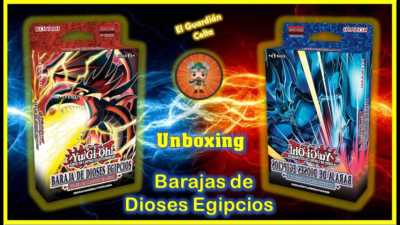 Unboxing "Barajas de Dioses Egipcios" Yu-Gi-Oh! - ¡¡¡Obelisco + Slifer ...