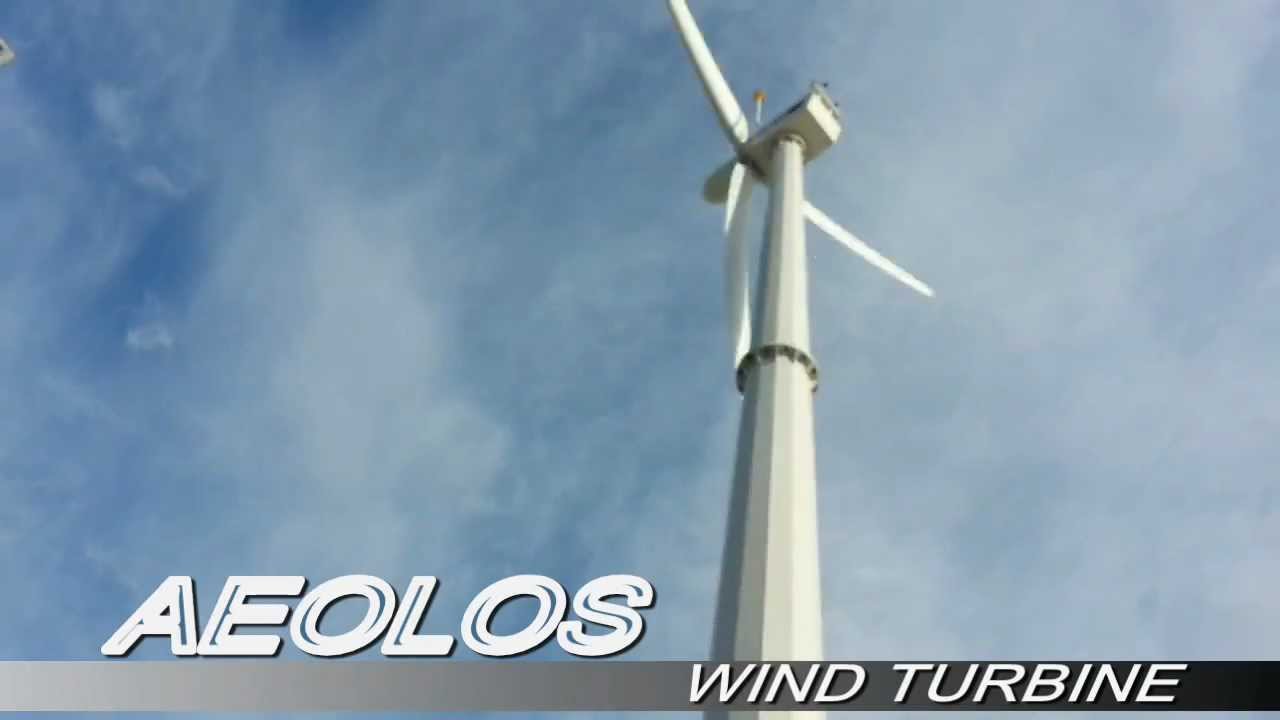 20kw Wind Turbine - Aeolos Wind Energy - YouTube