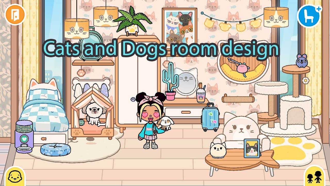 Dogs and Cats room design ideas! 🐶 ️🐱 || NEW UPDATE! || Toca Life World ...