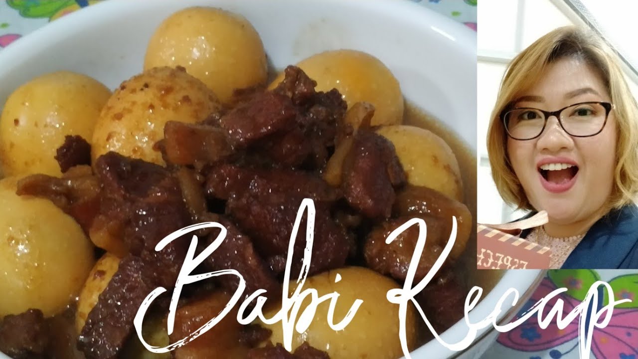 BABI🐷 KECAP dan TELUR ReBuS | Soy Sauce P🐷RK with Eggs - YouTube