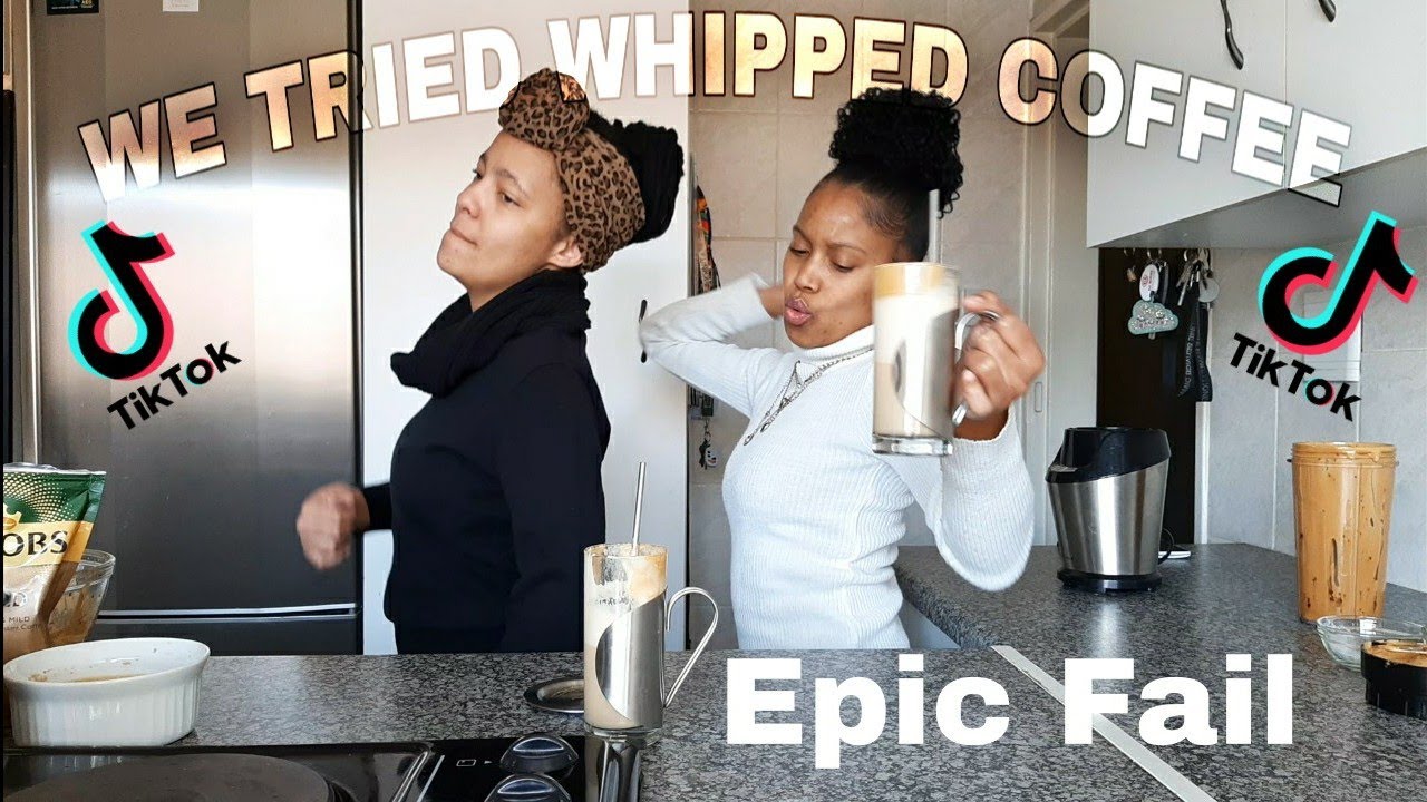 WE MADE WHIPPED COFFEE | TIKTOK COFFEE CHALLENGE - YouTube