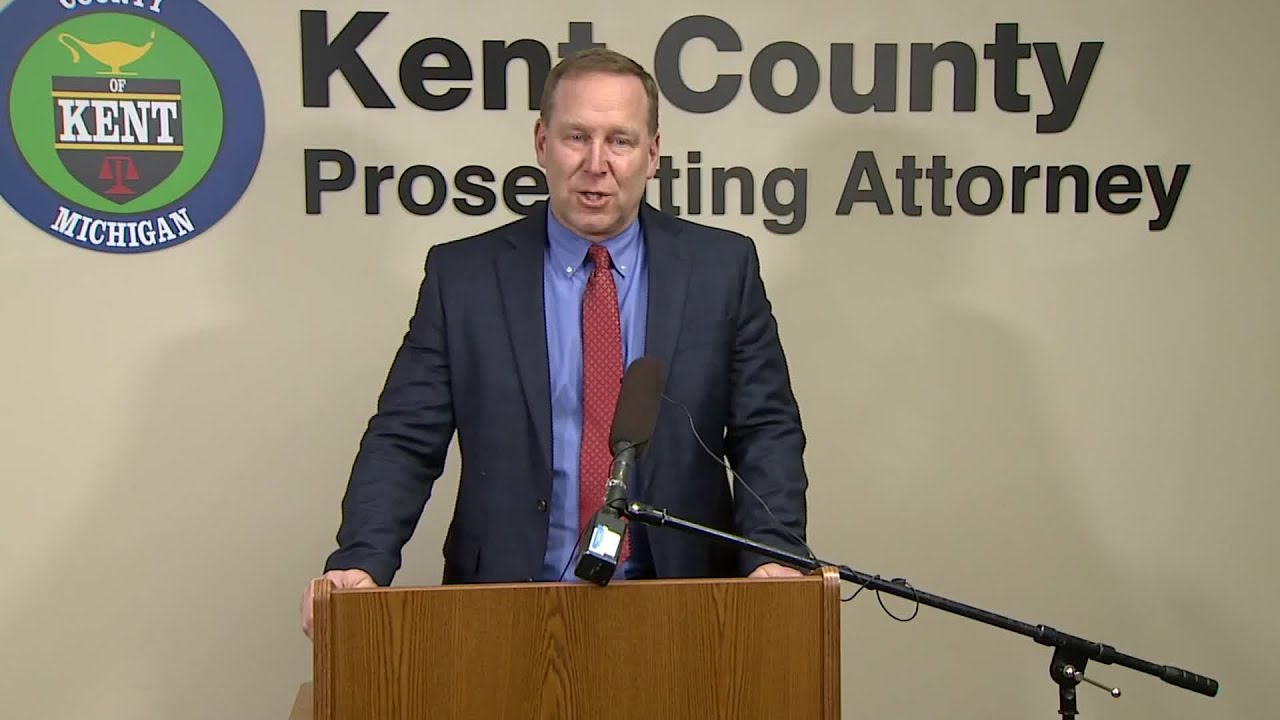 Kent County prosecutor announces misdemeanor against GRPD officer - YouTube