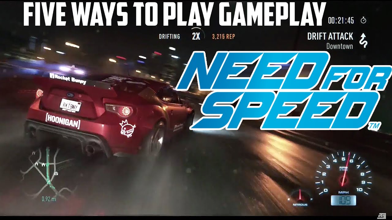 Need for Speed 2015 - Five Ways To Play |GAMEPLAY| FULL HD - YouTube