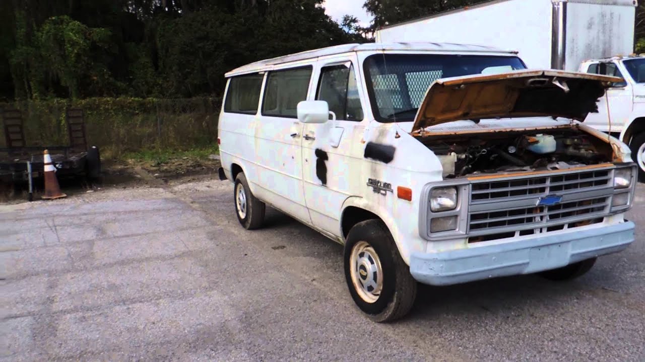 Item 747 1987 C 30 Chevy Cargo Van - YouTube