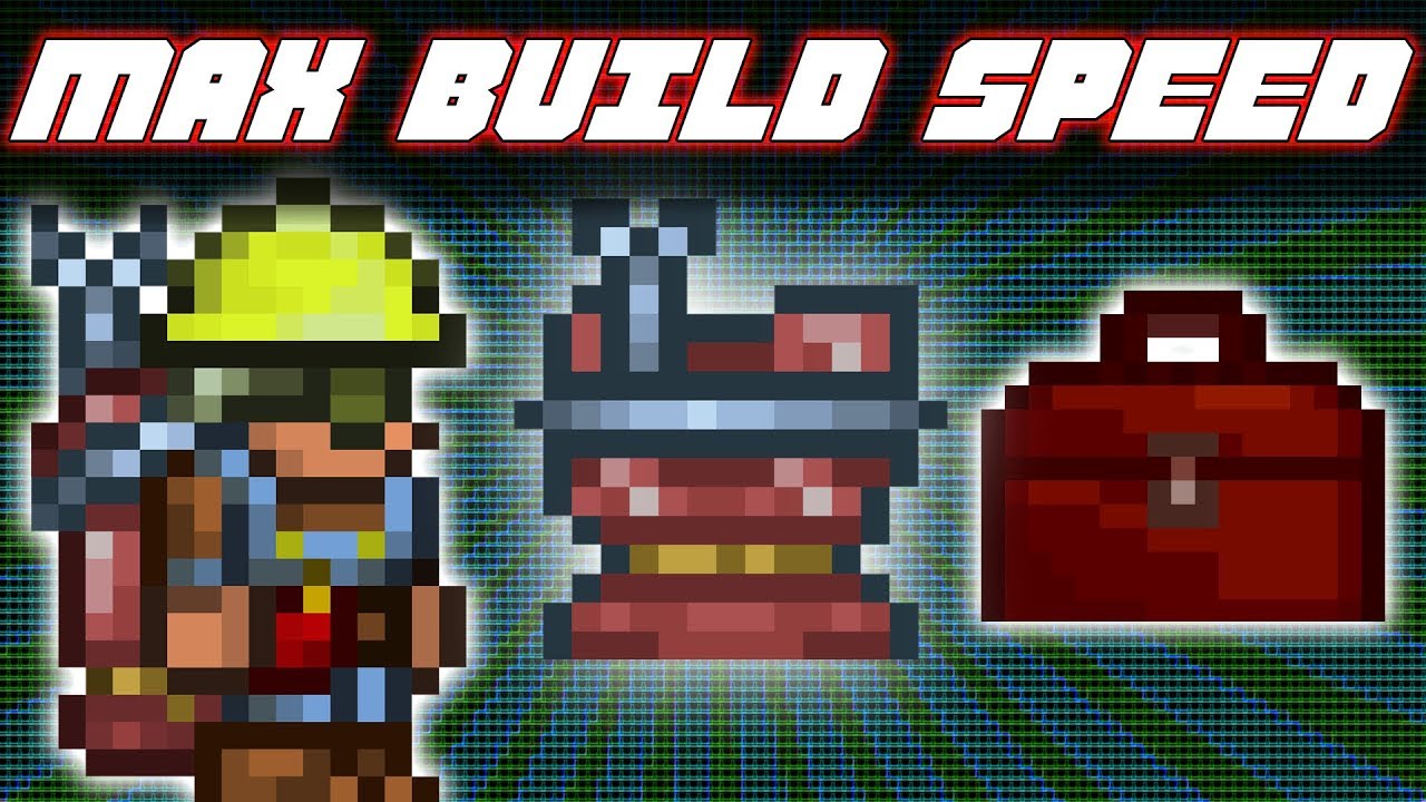 TERRARIA 1.3.5 - MAX BUILDING SPEED - YouTube