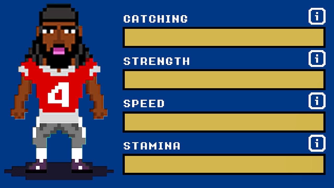 The BEST WR Possible On Retro Bowl College (MAX STATS) - YouTube