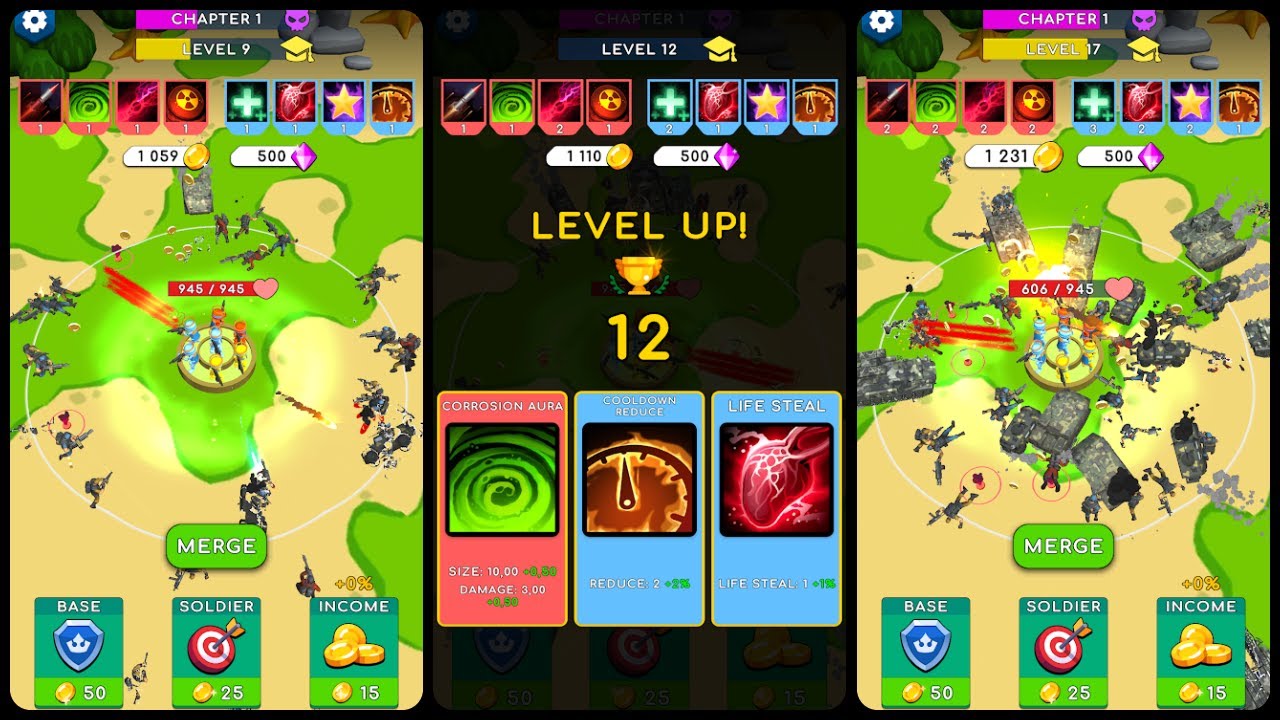 Merge Army: Tower Defense Game Mobile Video Gameplay Android - YouTube