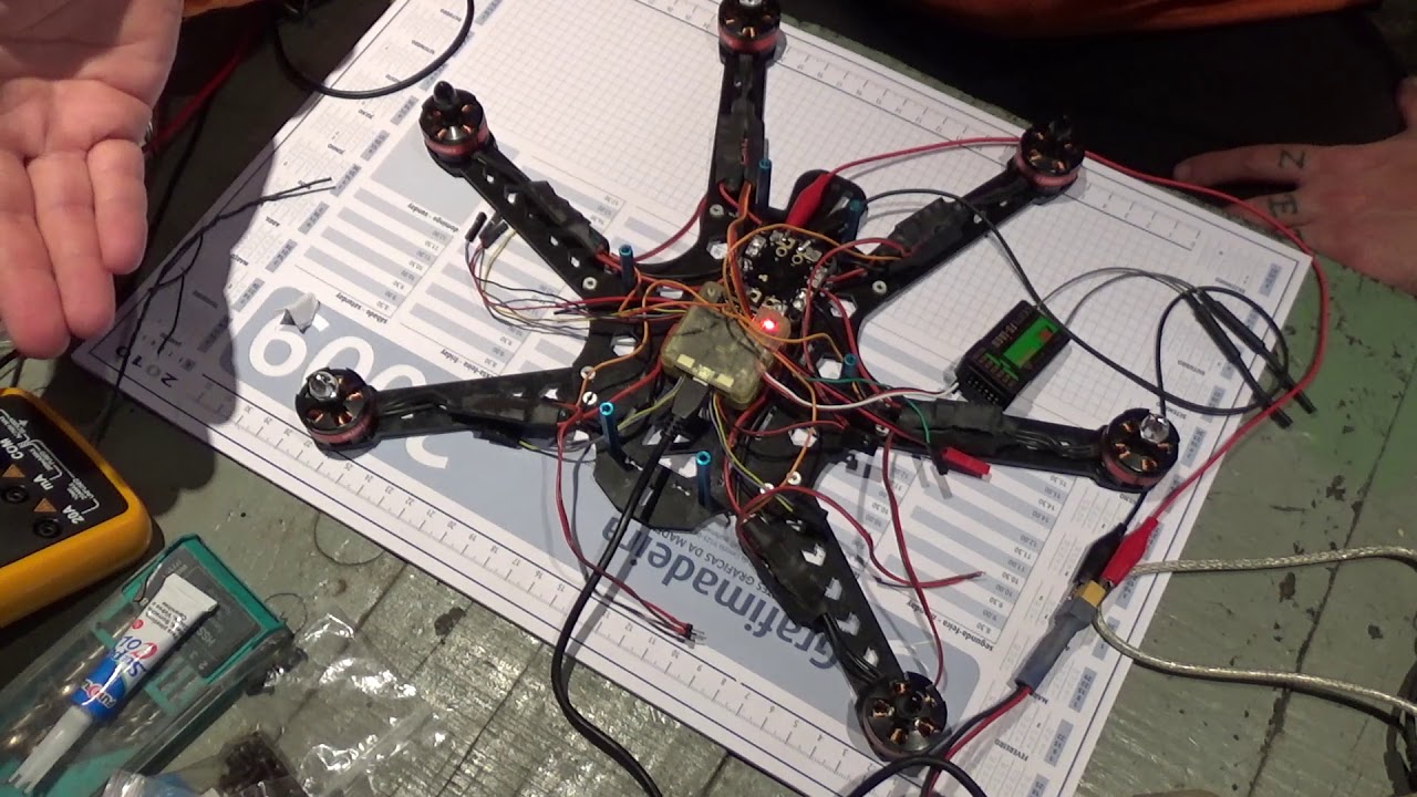 Mini Hexacopter build part3 - YouTube