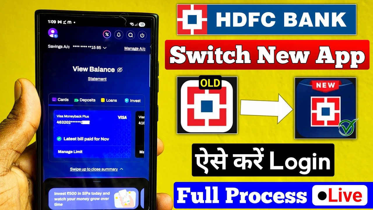 hdfc bank mobile banking 🔥| hdfc bank mobile banking app kaise use kare ...
