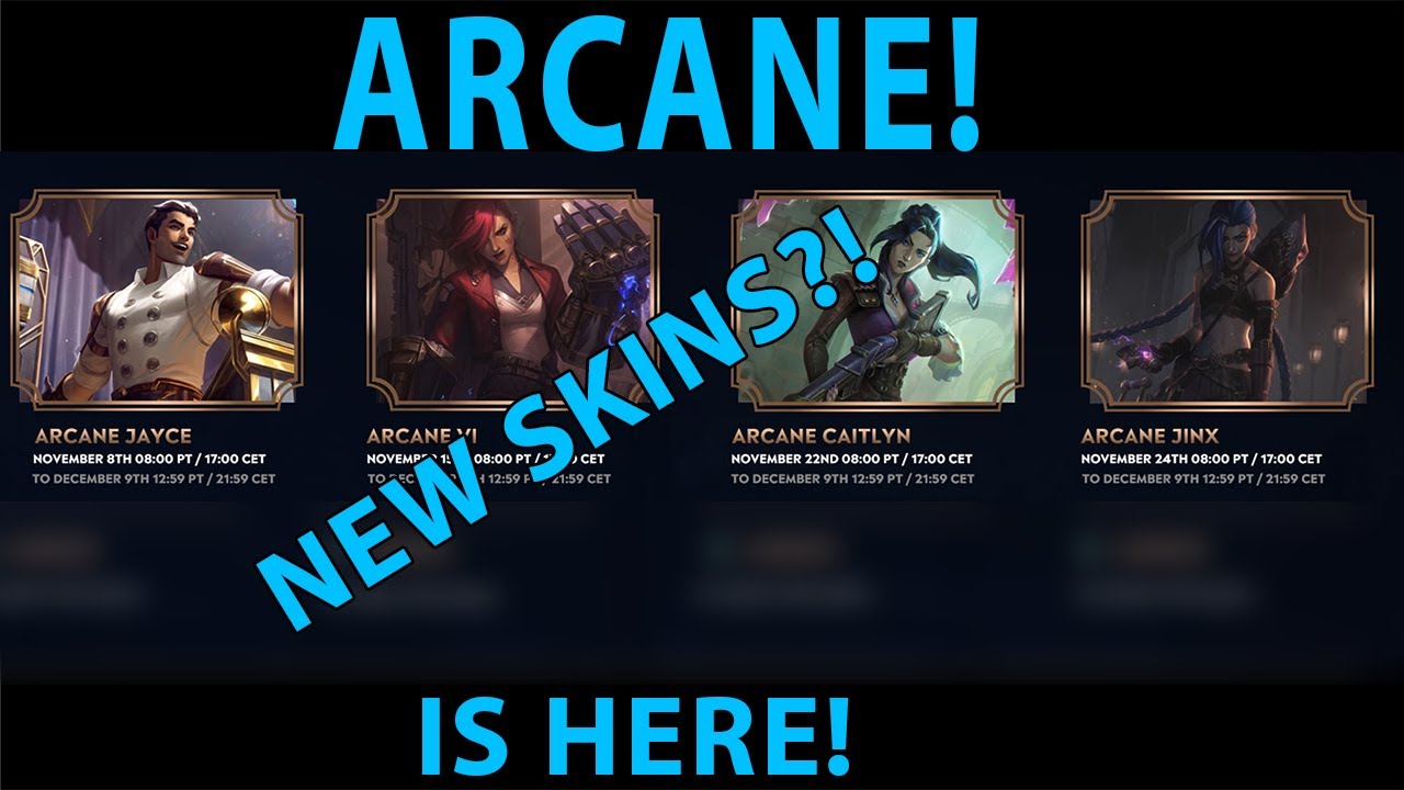 Arcane Skin's and How to Get Them! - League of Legends - YouTube