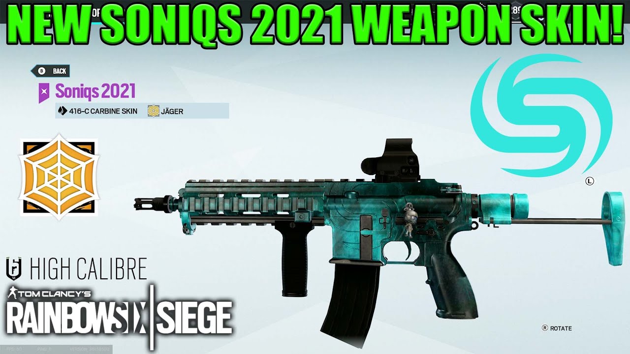 Soniqs 2021 Weapon Skin - Rainbow Six Siege - YouTube