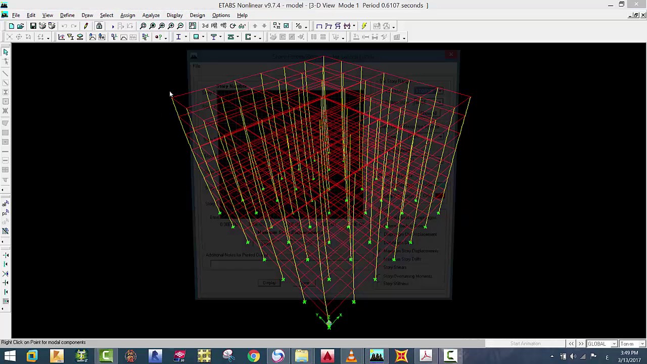 Mode shape of building - YouTube
