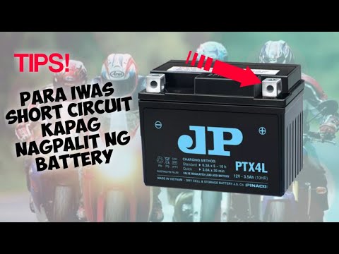 Best Motorcycle Battery JP Pinaco Removal and Installation - YouTube