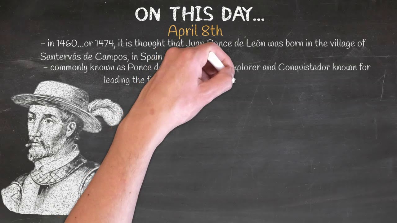 On This Day... - April 8th - Juan Ponce de Leon | Spanish Explorer and ...