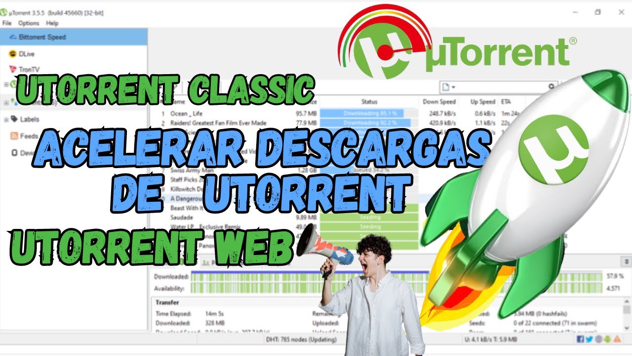 Acelerar descargas de uTorrent | uTorrent Classic 2025 - YouTube