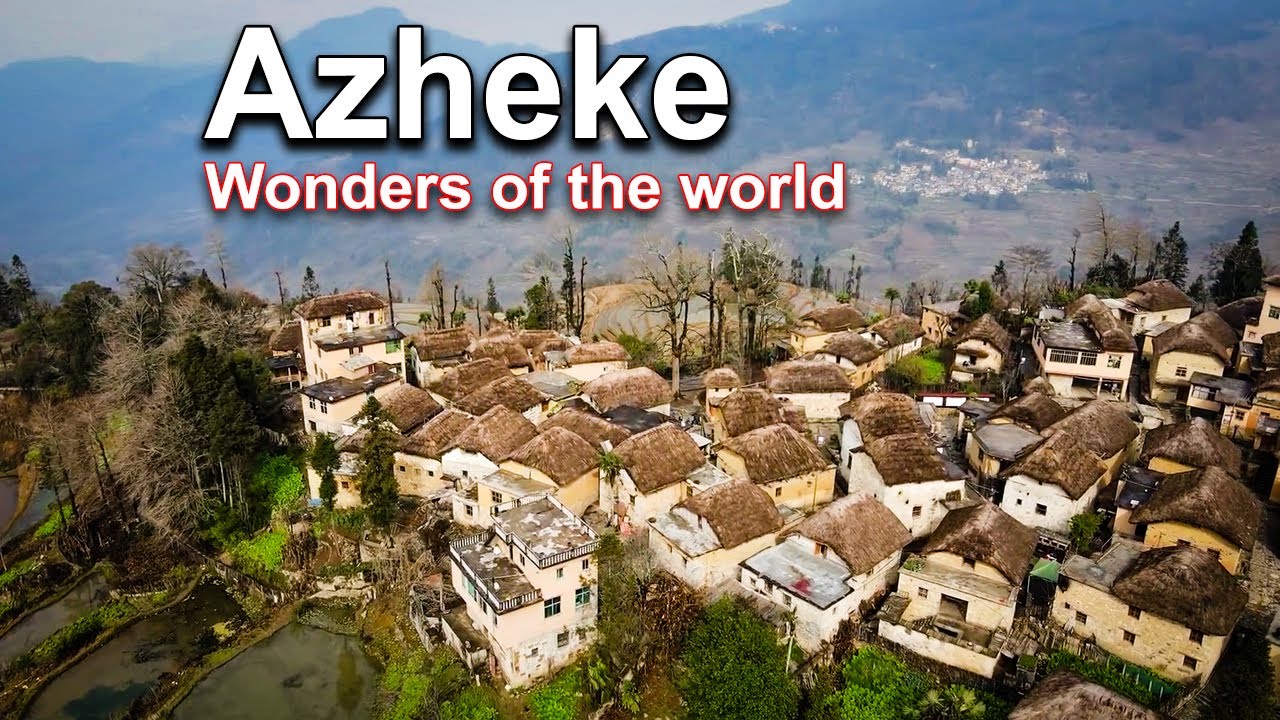 The primitive beauty of Azheke, Yunnan The village of mushroom houses ...
